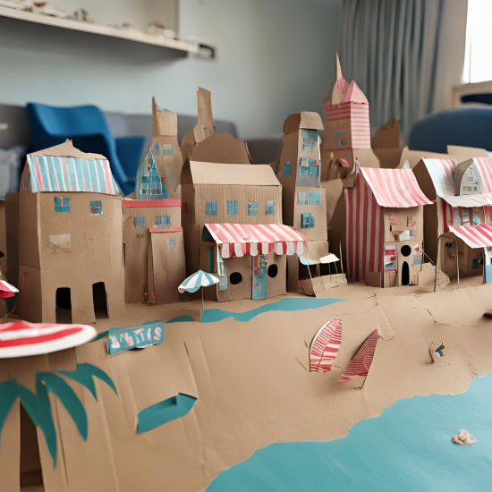 MY CARDBOARD COAST TOWN - Flowerfield Arts Centre - Portstewart